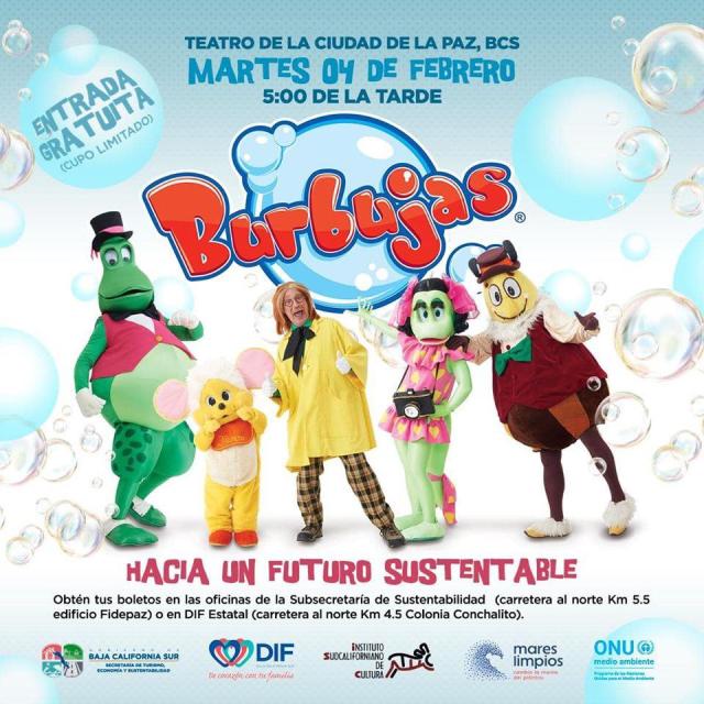 Será gratuito el acceso al show BURBUJAS en Teatro de la Ciudad ...